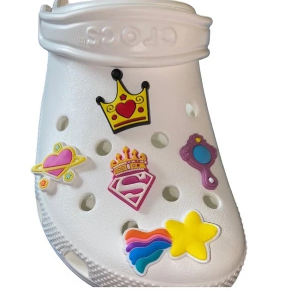 CROCS | Accessories | Jibbitz Croc Shoe Charms Super Woman Princess ...